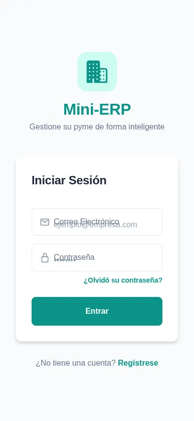 PyME Mini-ERP Móvil