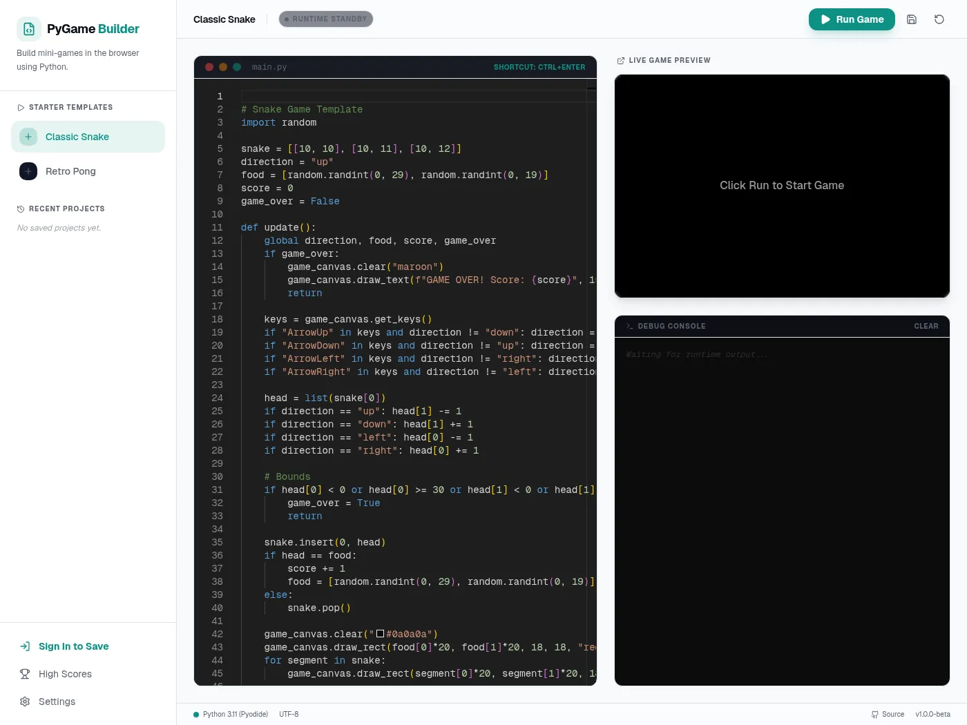 Mini Game Builder