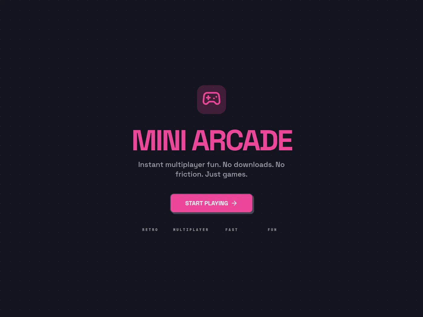 Mini Multiplayer Arcade