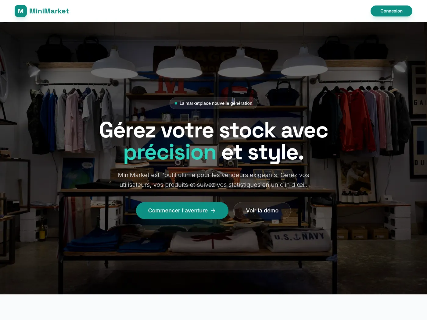 MiniMarket Java Platform