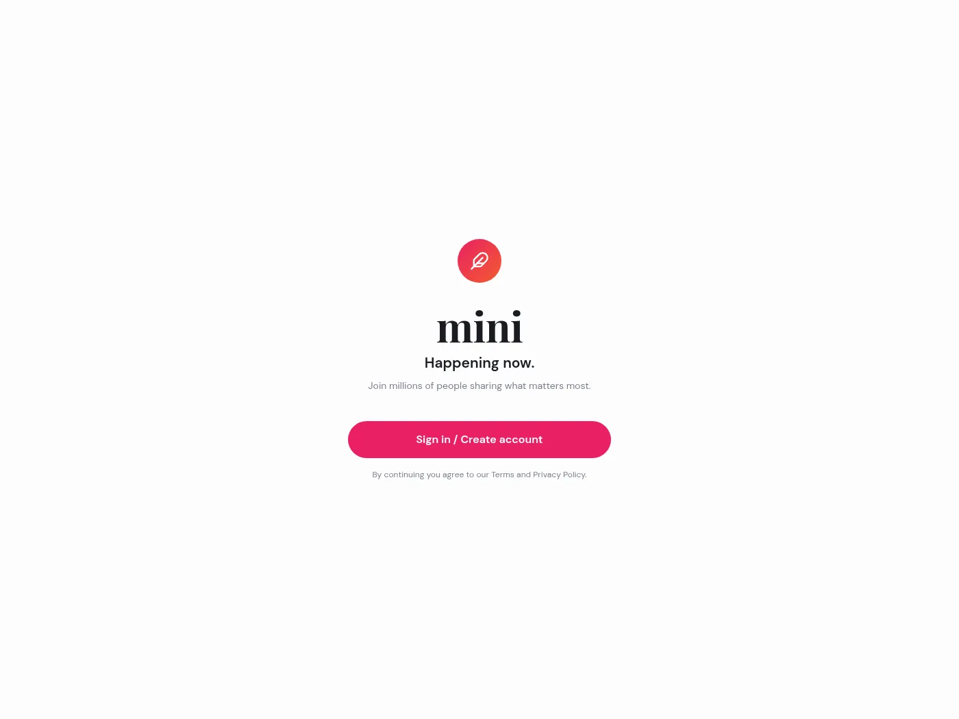 Mini Social Media
