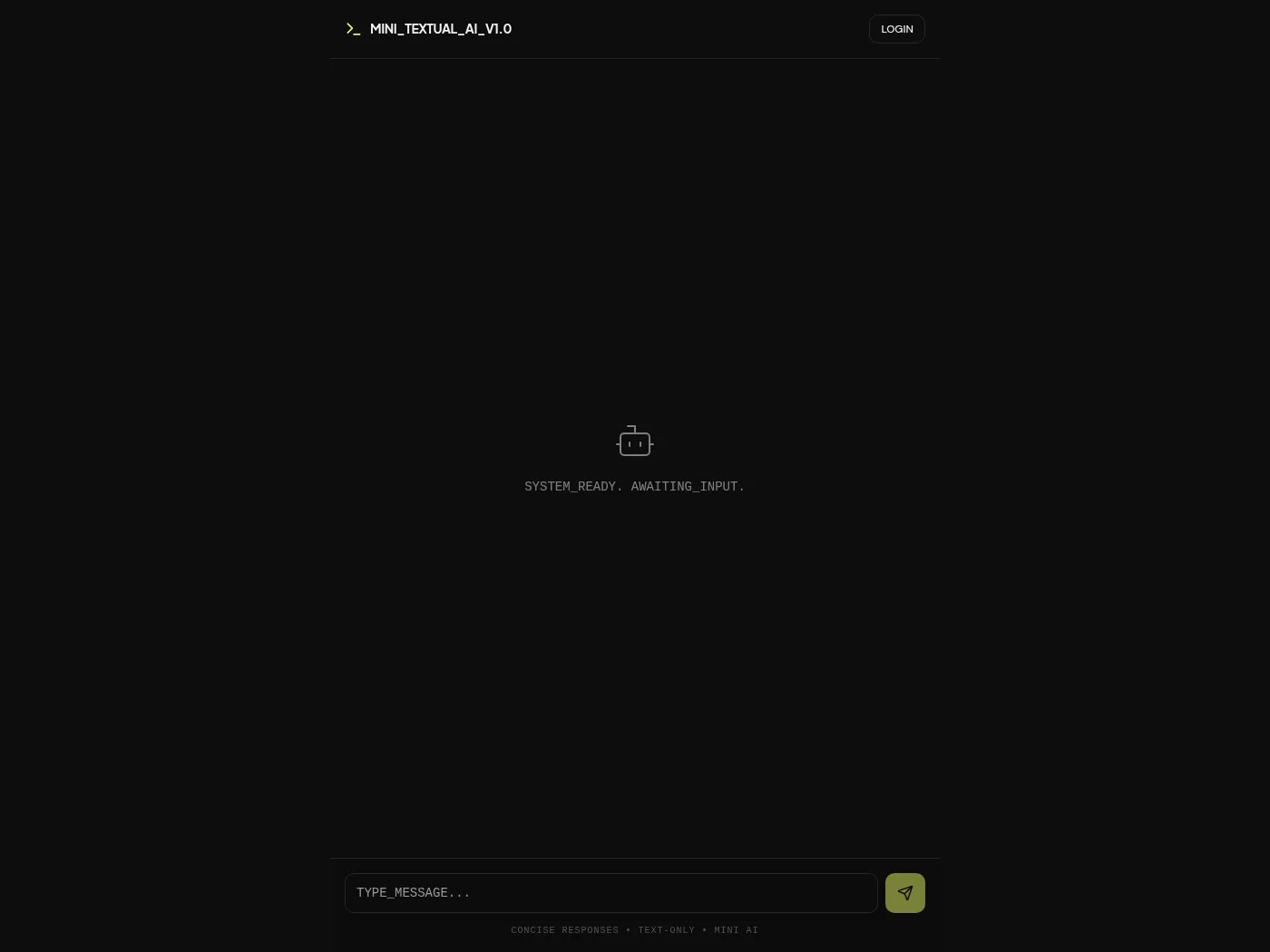 Mini Textual AI