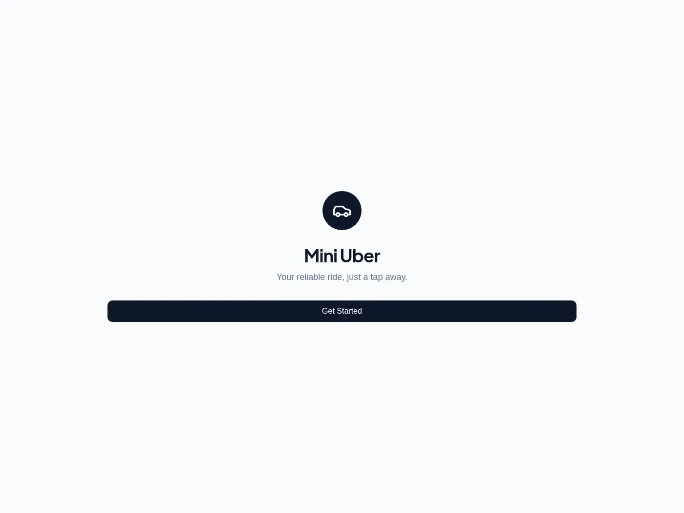 Mini Uber UI Kit