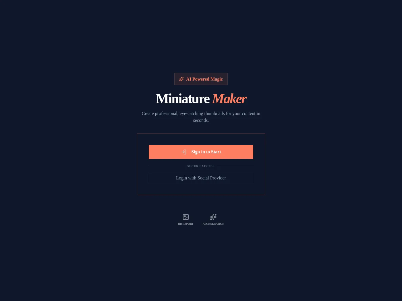 Miniature Maker