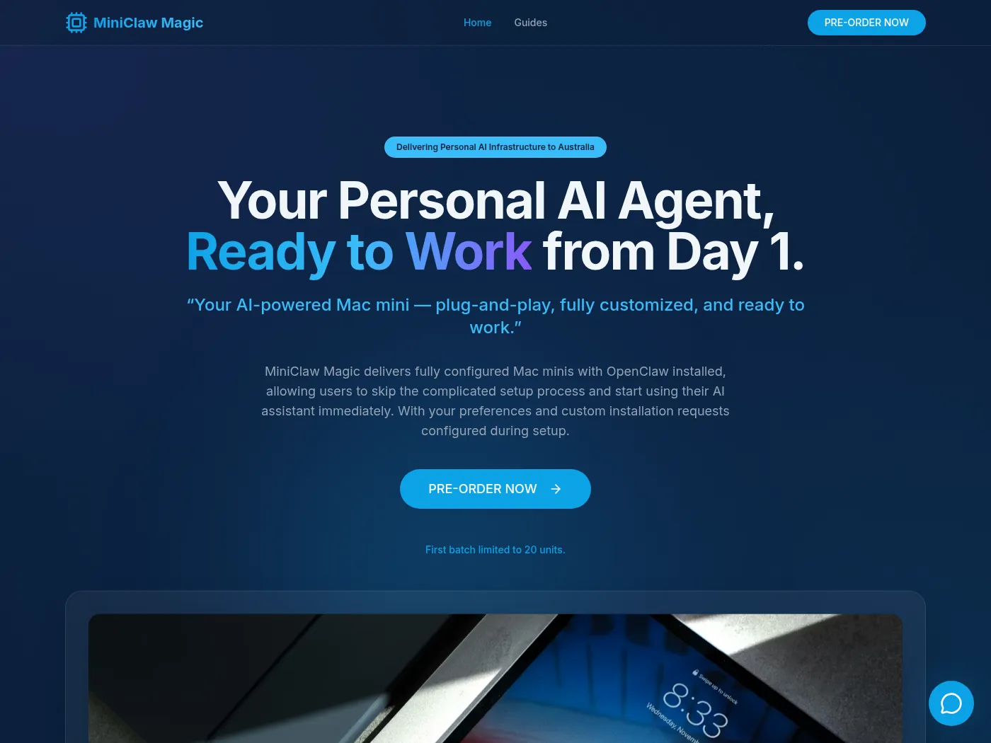 MiniClaw Magic Site