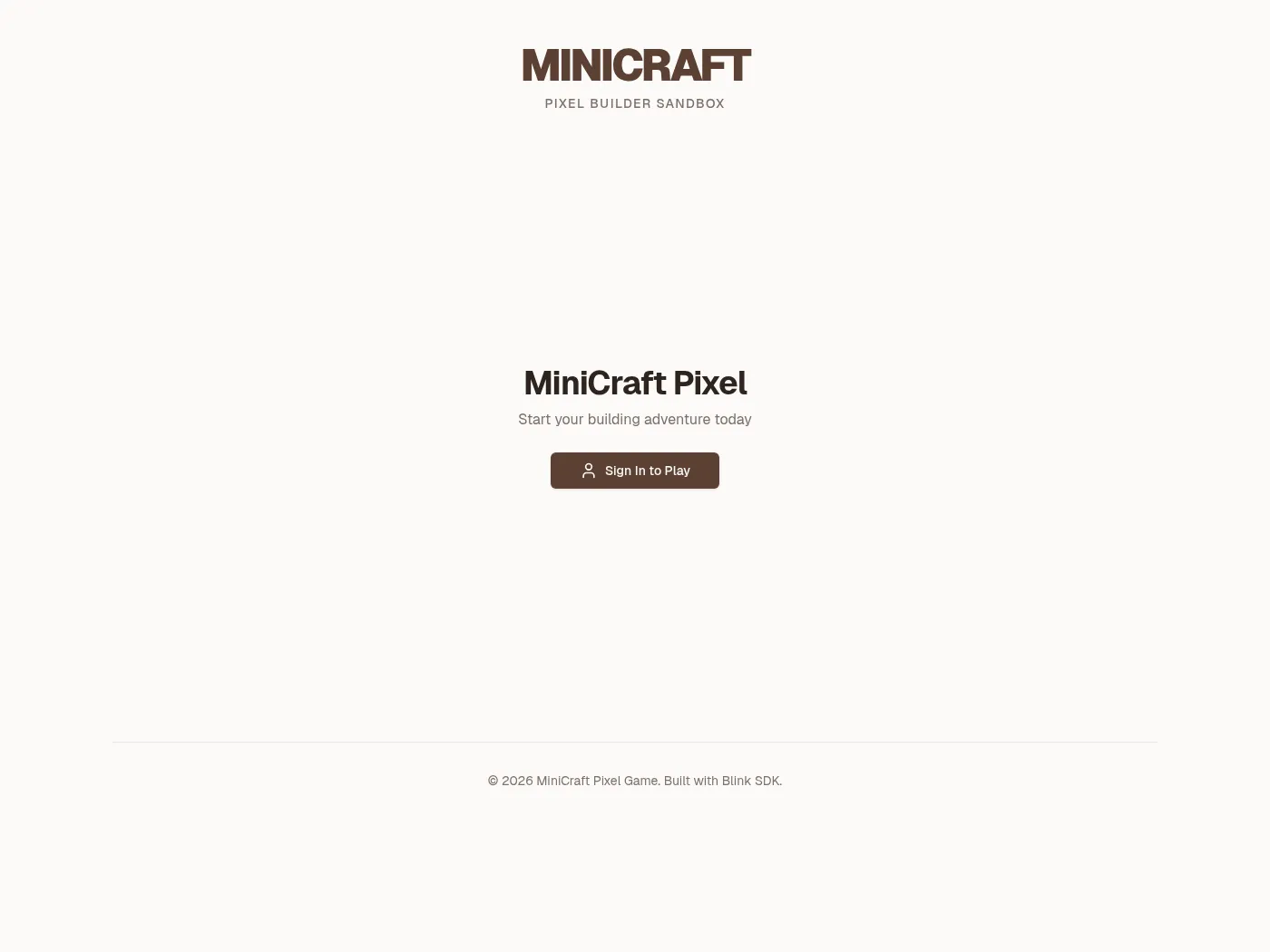 Mini Minecraft