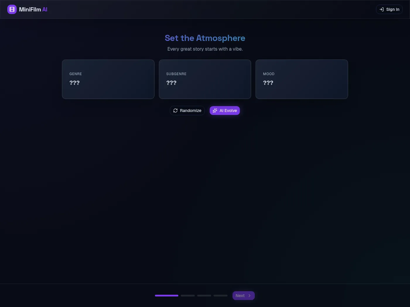 MiniFilm Scene Generator