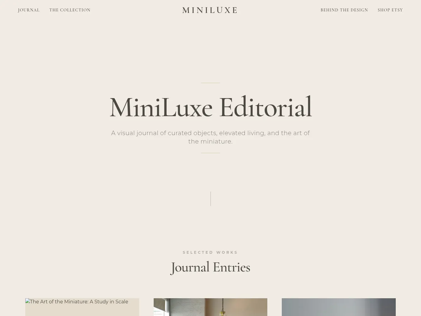 MiniLuxe Editorial