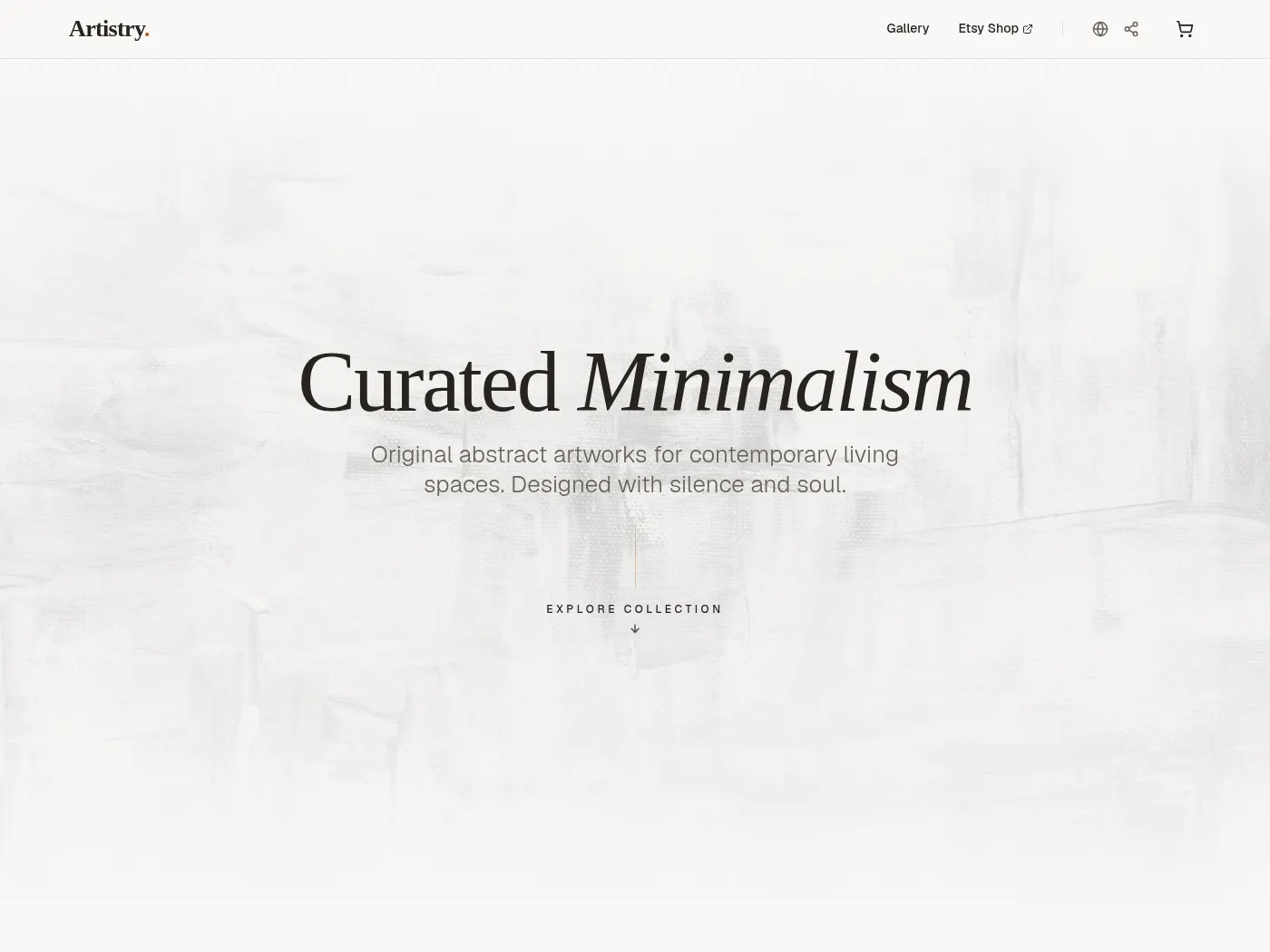 Minimal Art Storefront