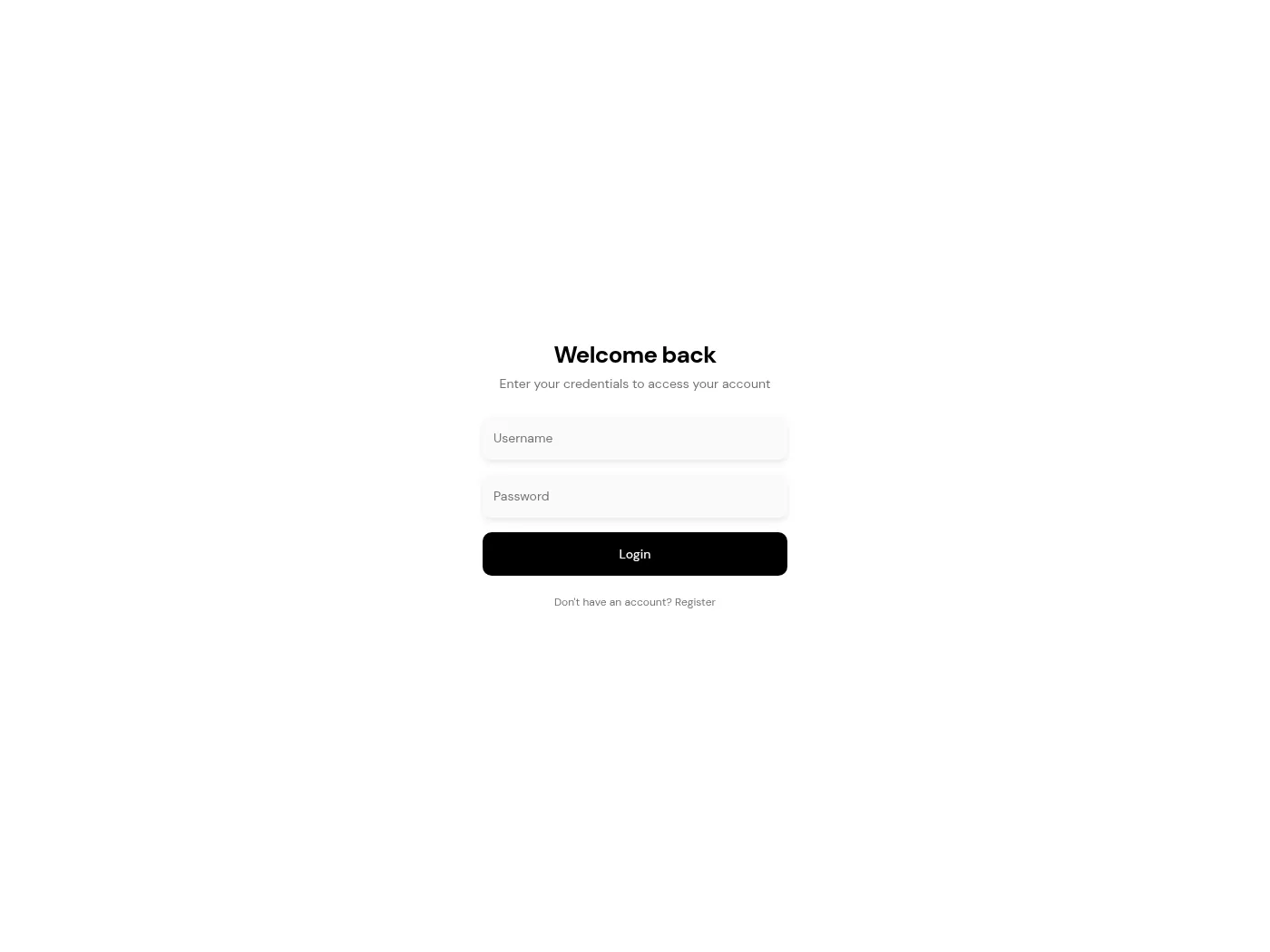 Minimal Auth Portal