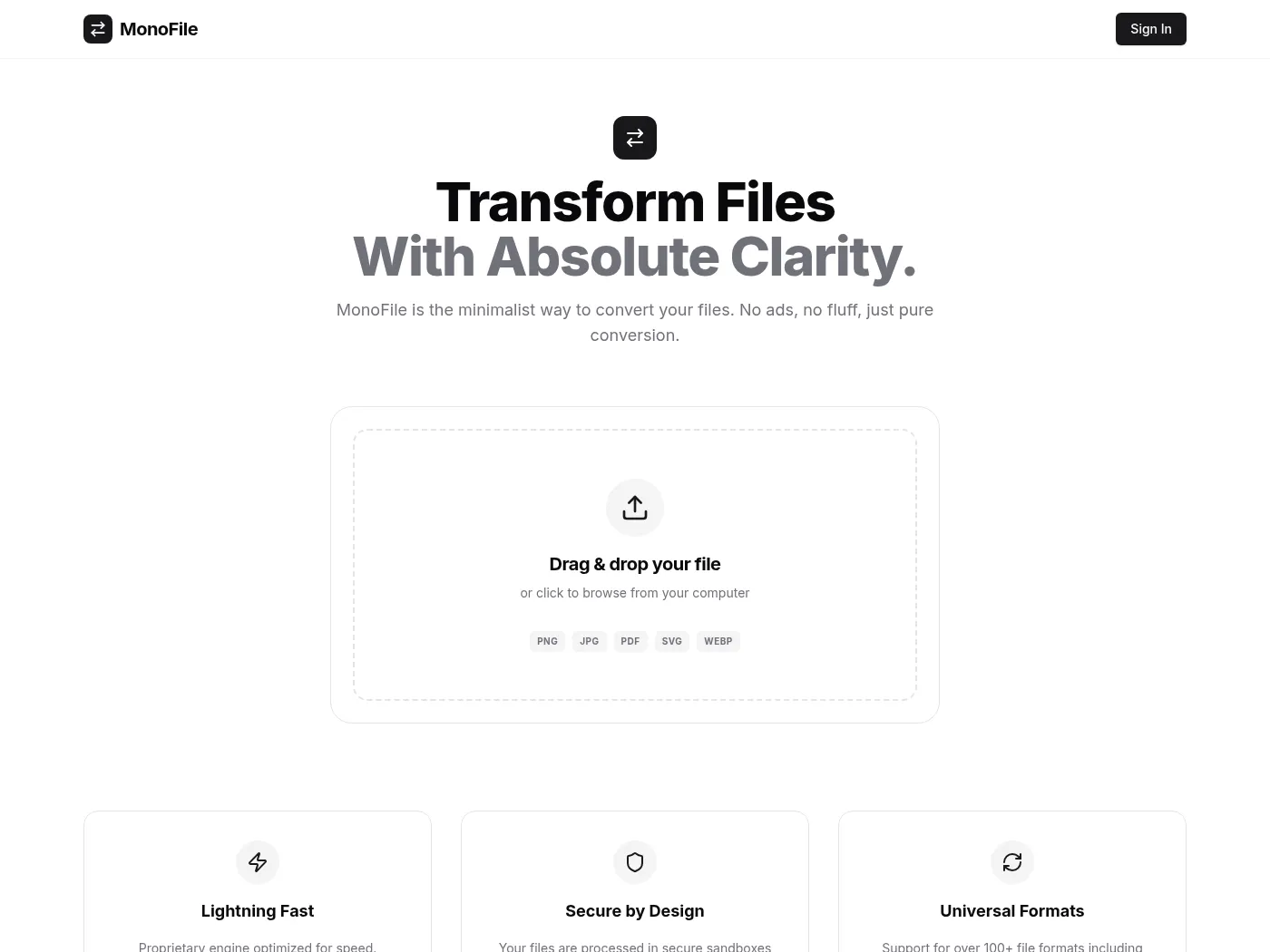 MonoFile Converter