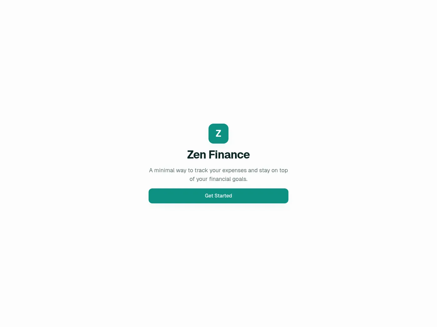 Minimal Finance Tracker