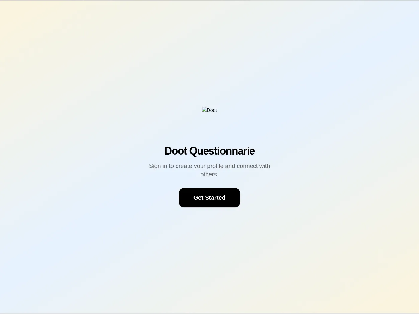 Minimal Registration Questionnaire