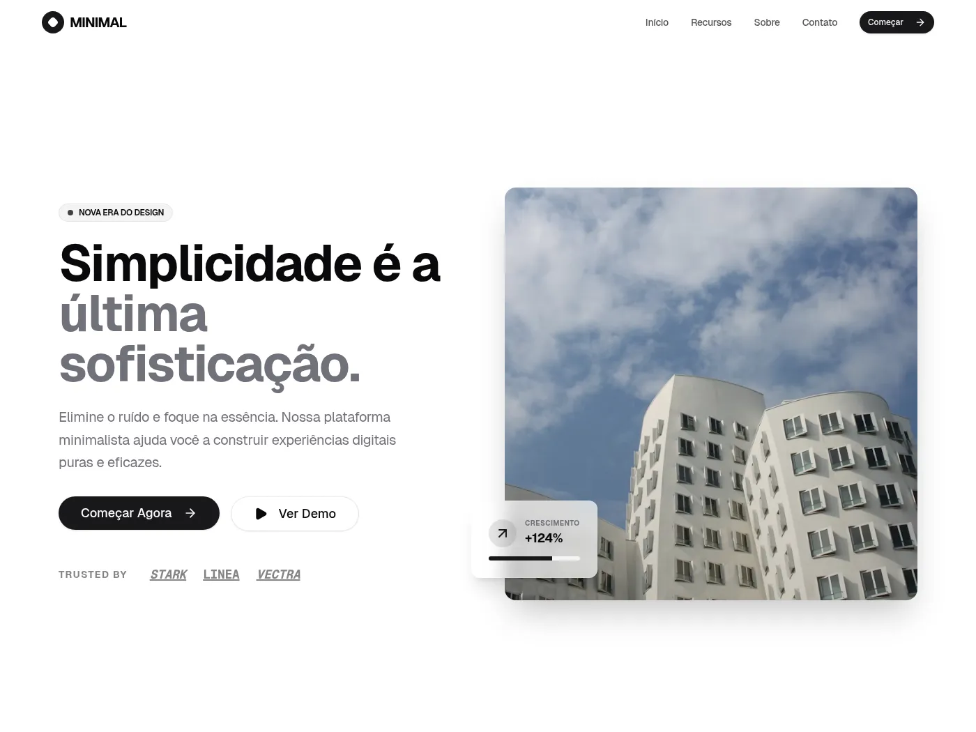 Minimalist Landing Page