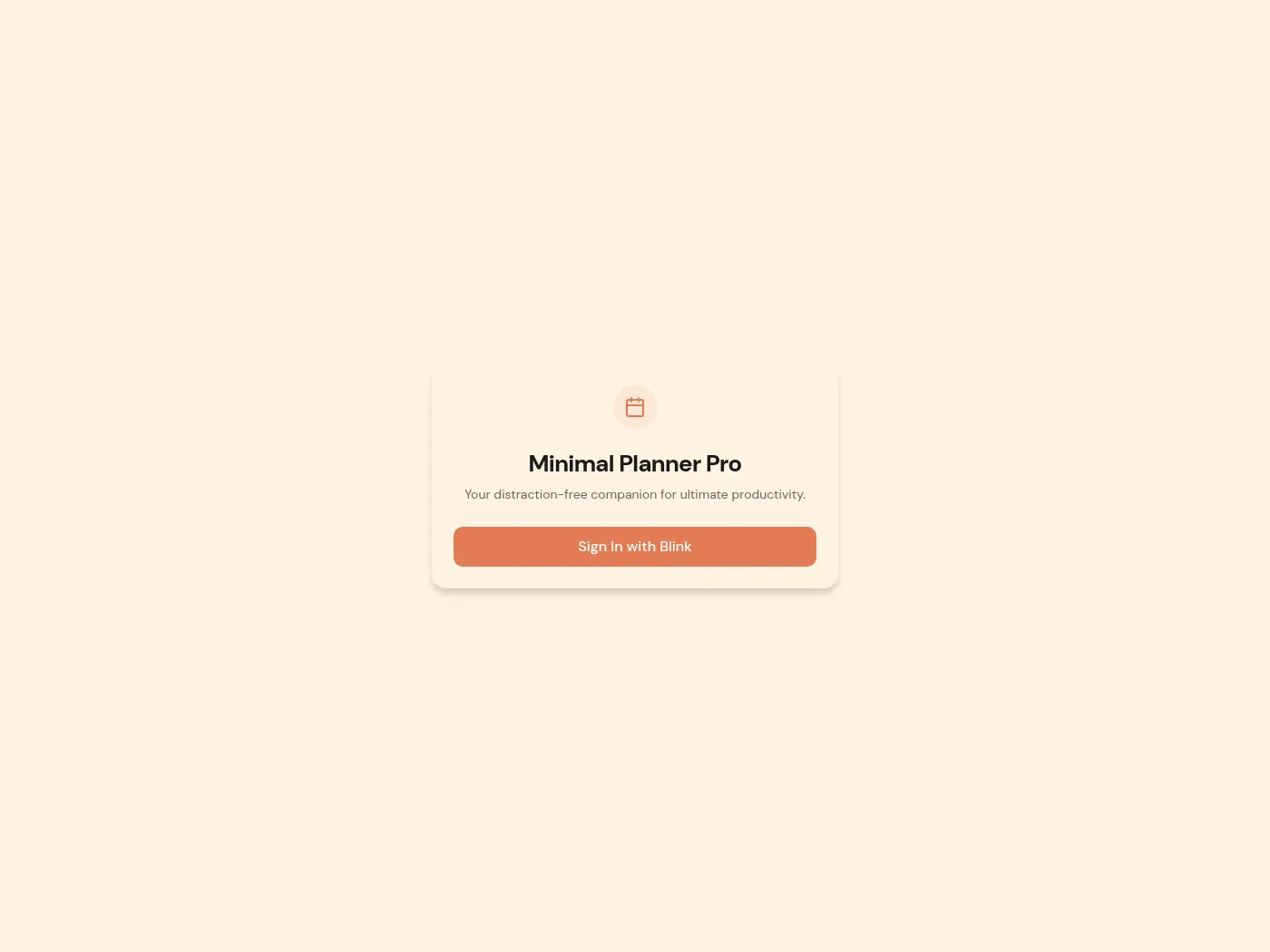 Minimal Planner Pro