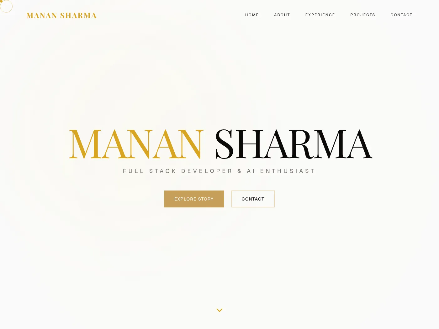 Golden Minimal Resume