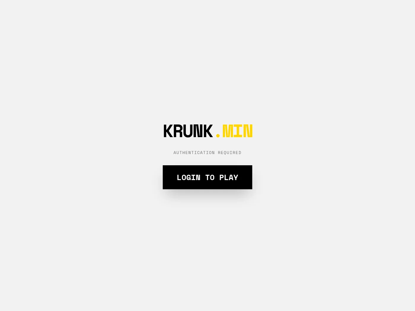 Minimal Krunker Remake