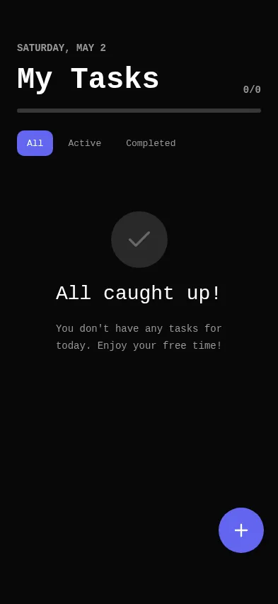Minimalist Todo App