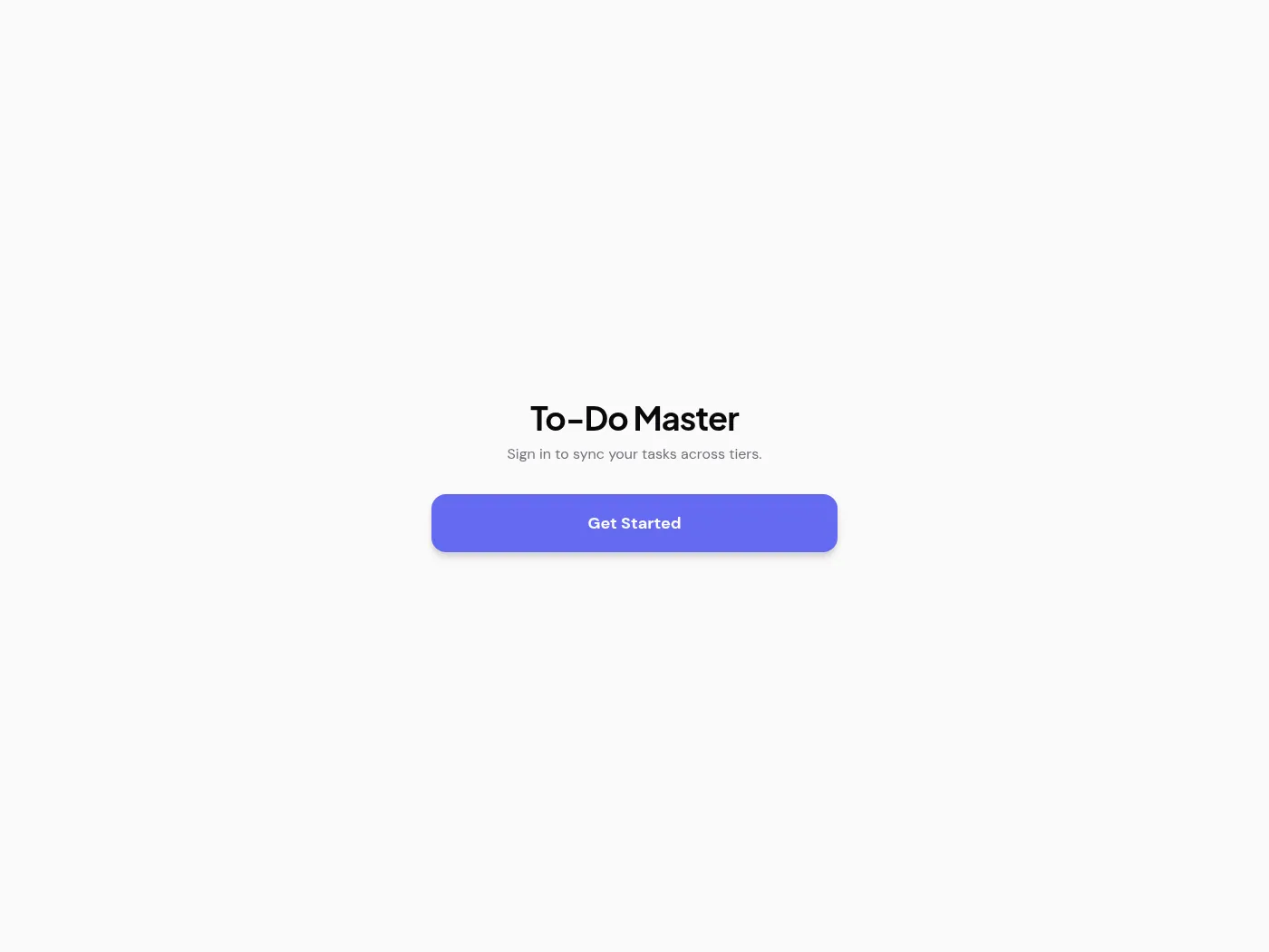Minimalist To-Do Manager