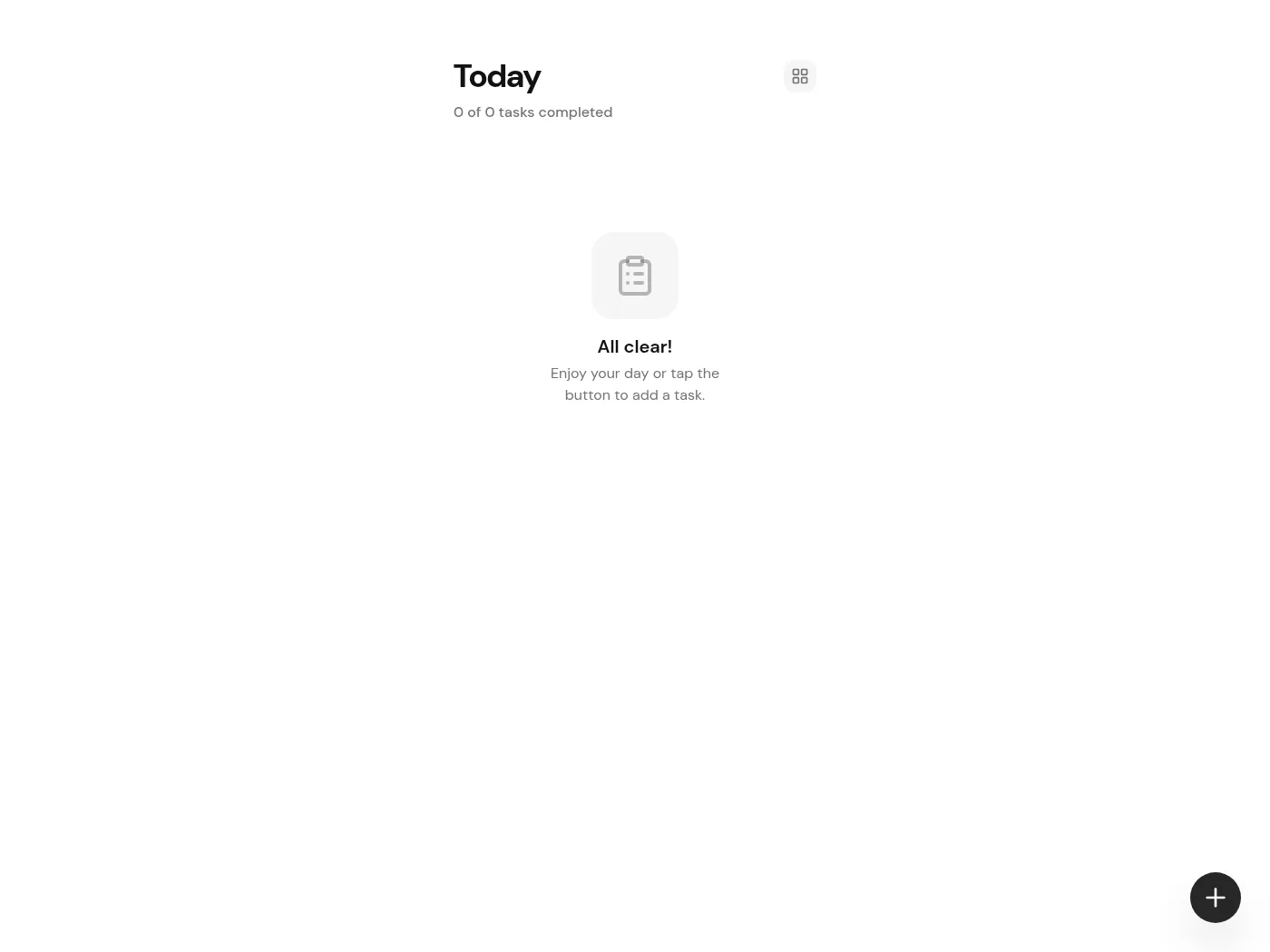 Minimalist To-Do Mobile App