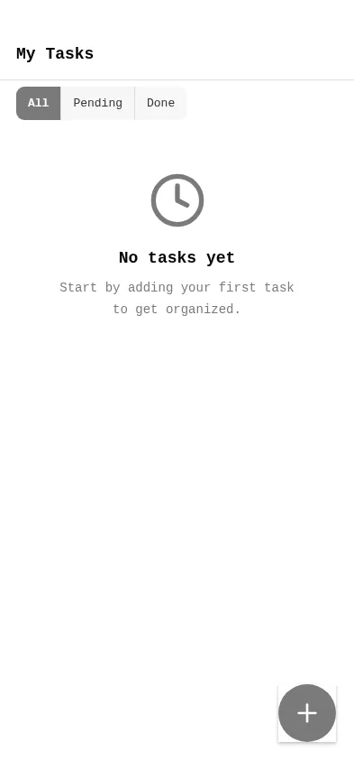 Minimalist To-Do Mobile