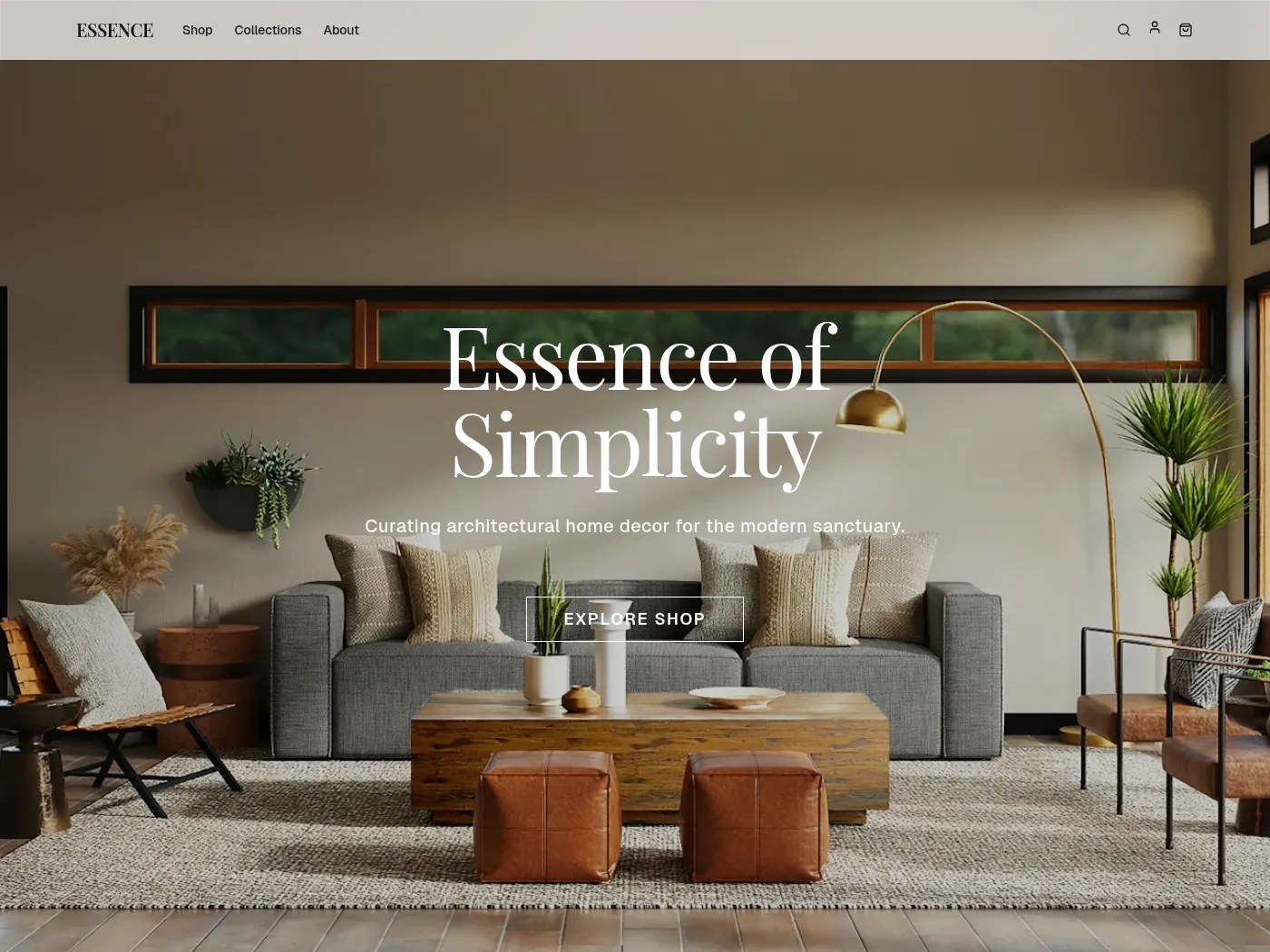 Minimalist Decor Store