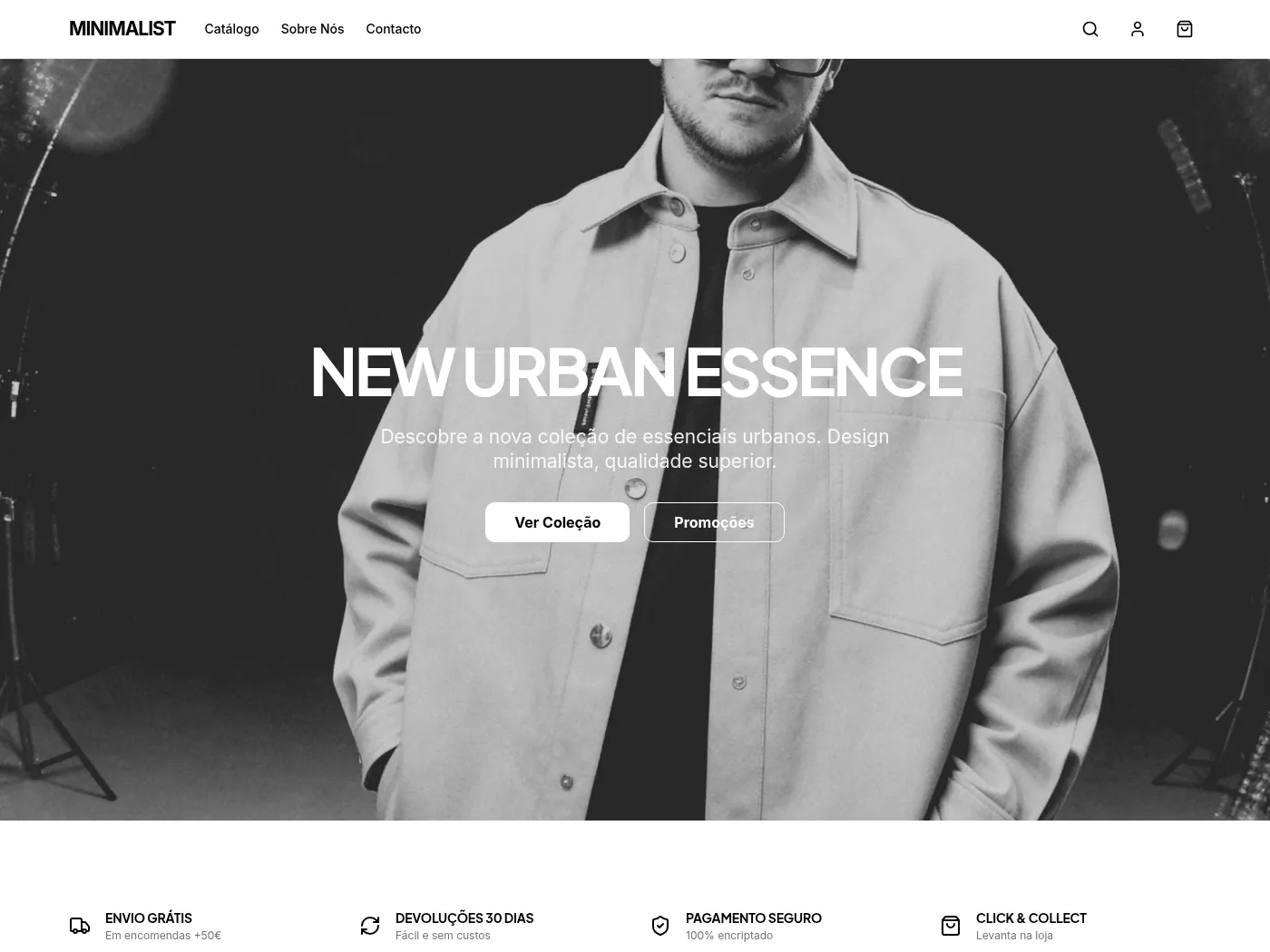 Minimalist Fashion Store