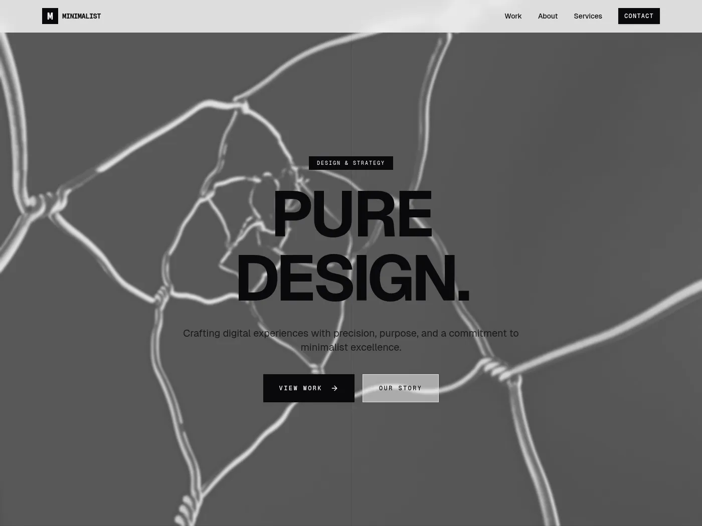 Minimalist Landing Page