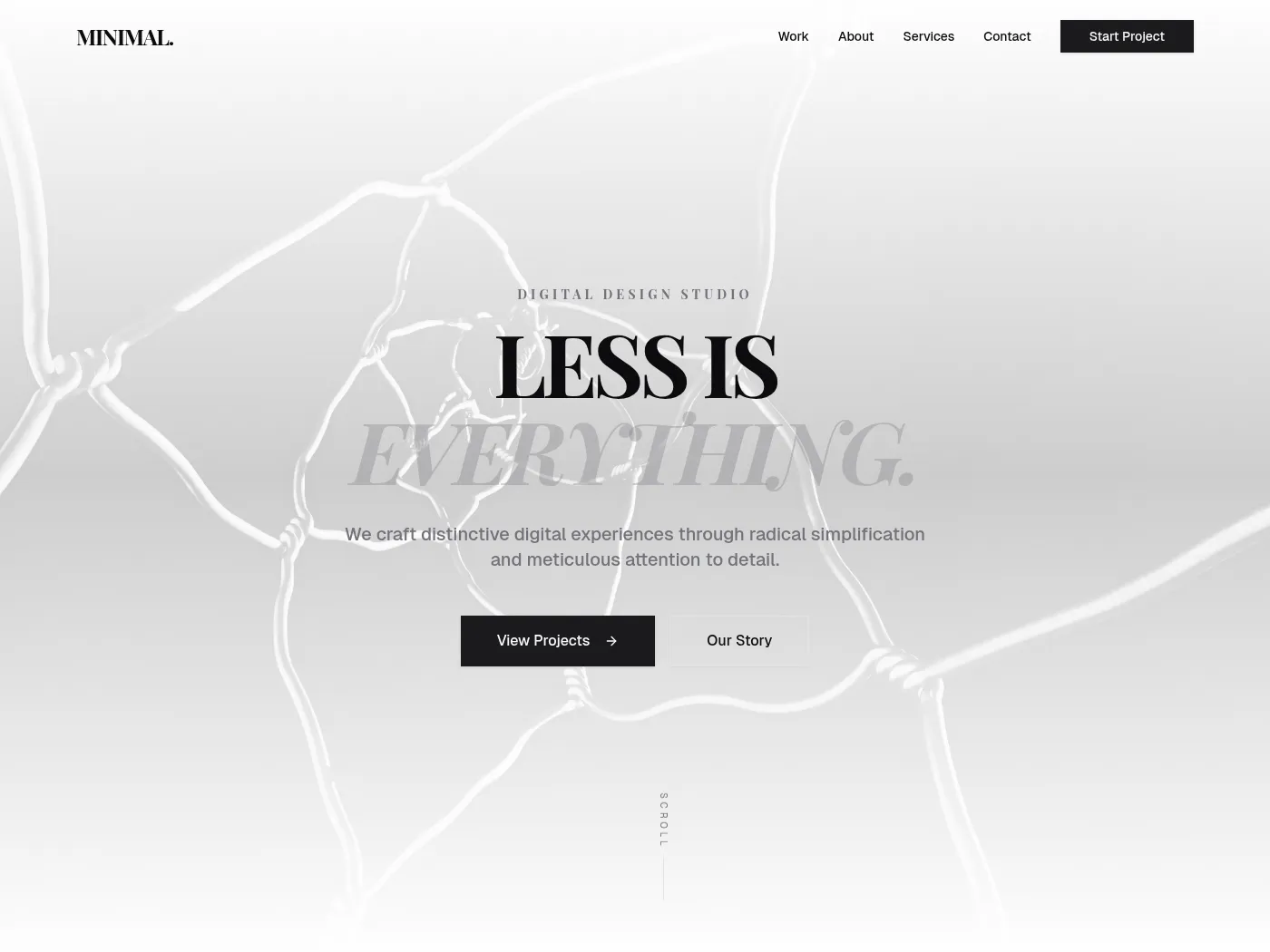 Minimalista Landing Page
