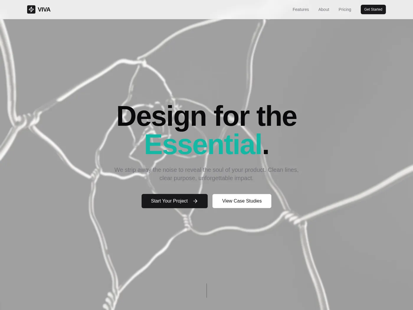 Minimalist Landing Page