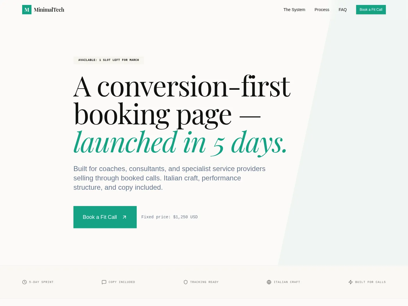 MinimalTech Webpage Polish