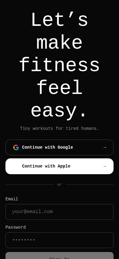 Minimum Movement