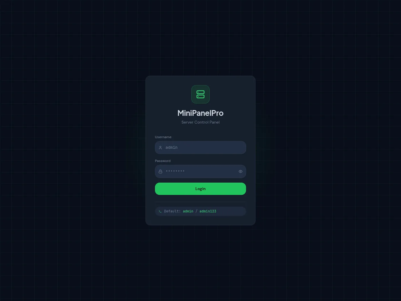 MiniPanelPro Control