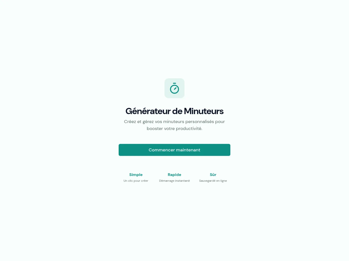 Générateur de Minuteurs