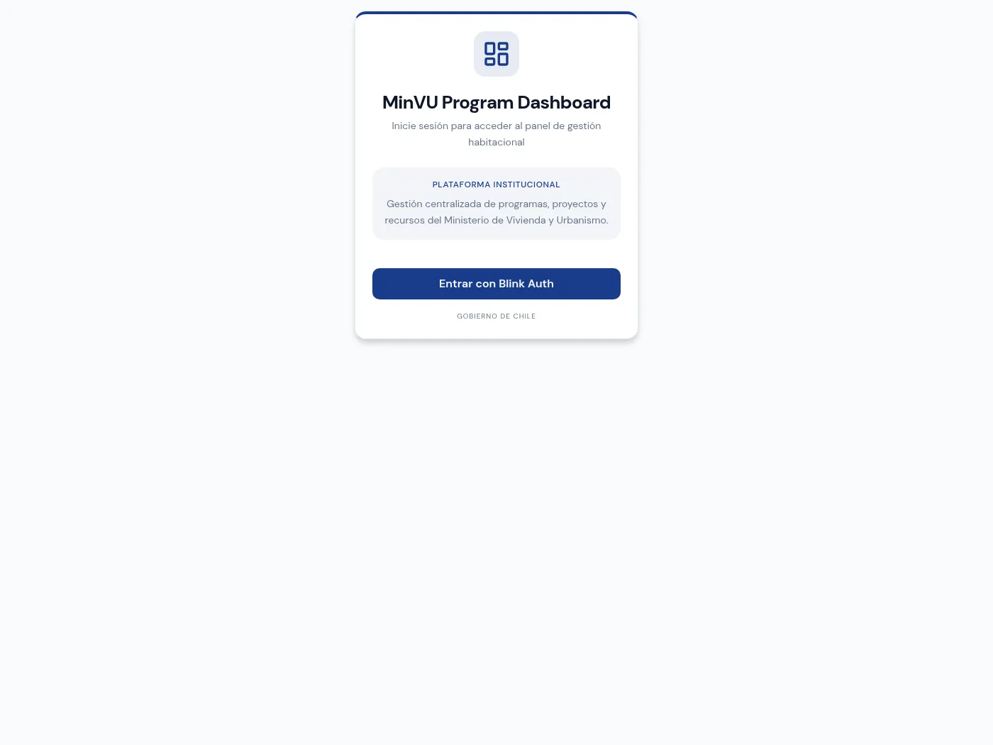 MinVU Program Dashboard