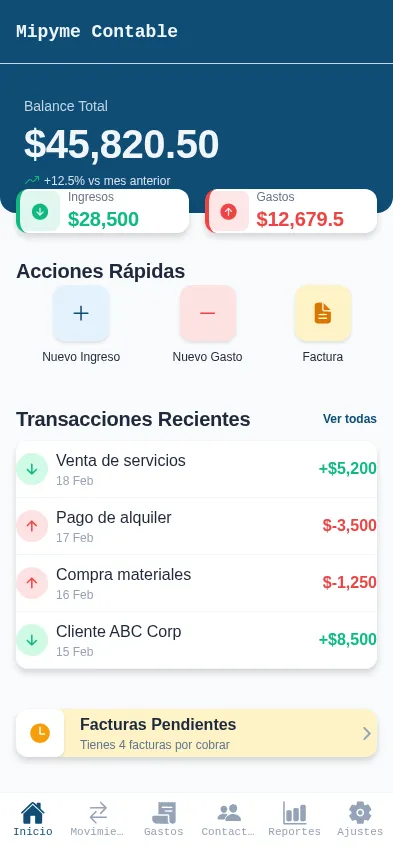 Mipyme Contable App