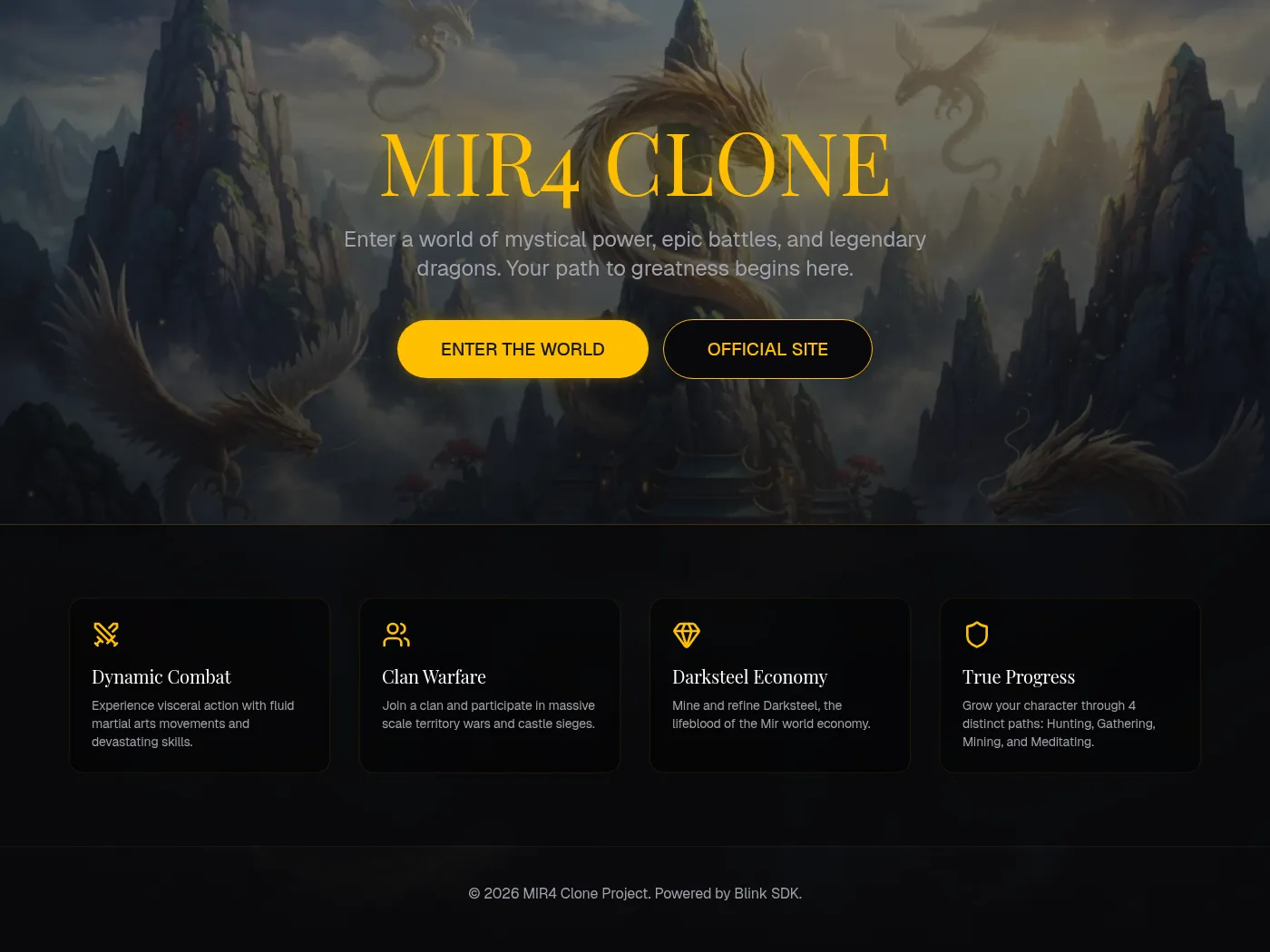 MIR4 Game Clone