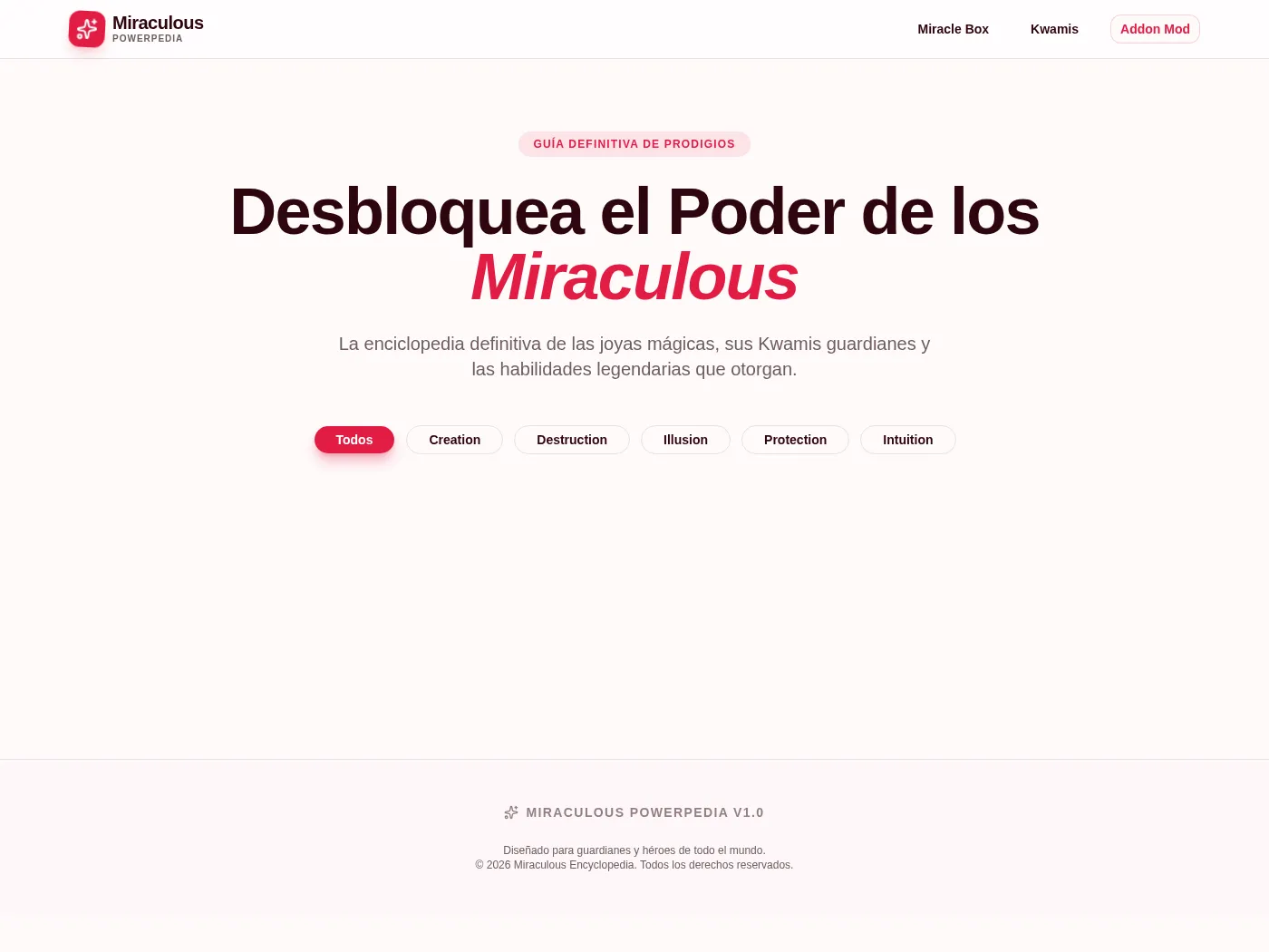 Miraculous Powerpedia