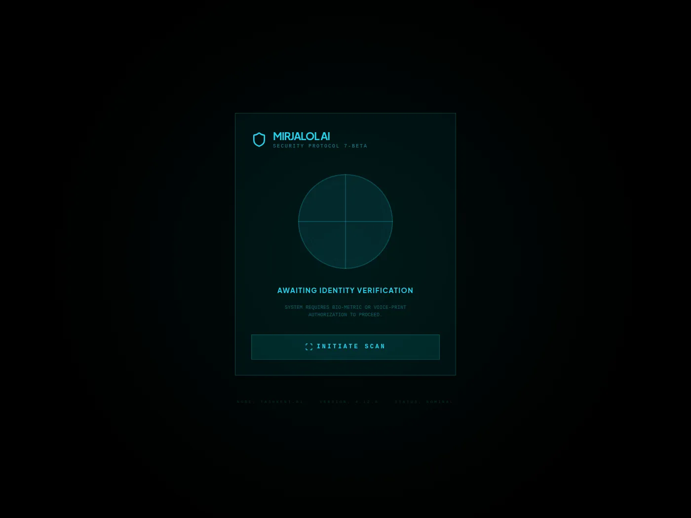 Mirjalol Futuristic AI