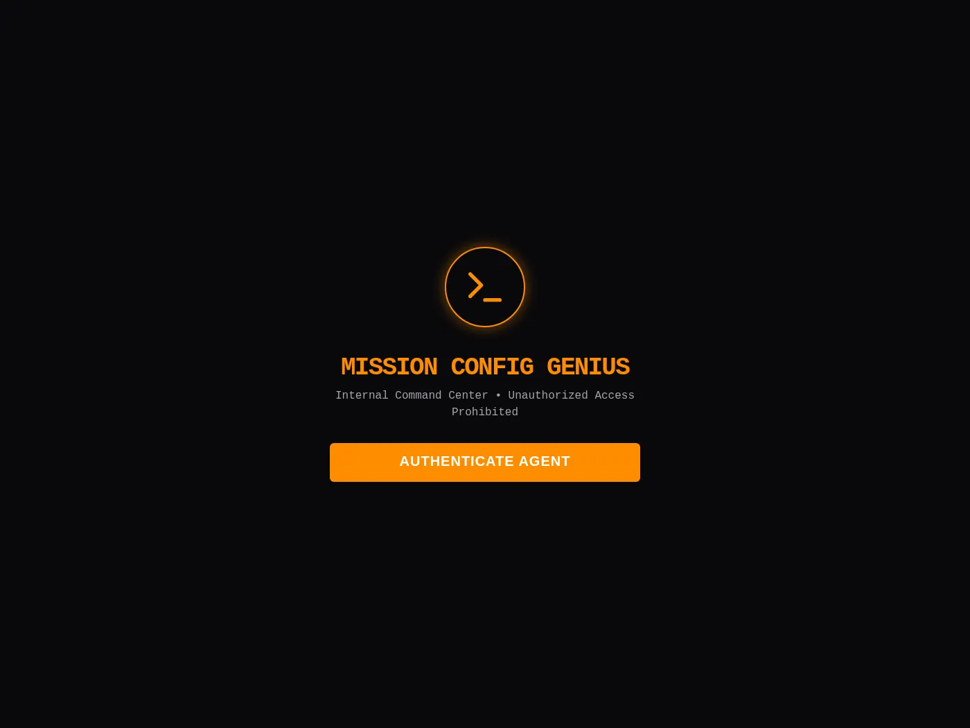 Mission Config Genius