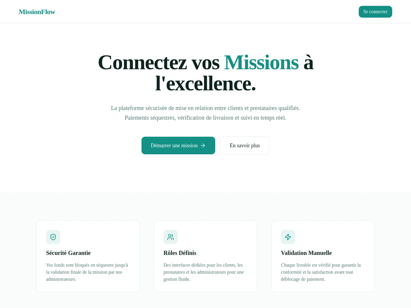 MissionFlow Platform