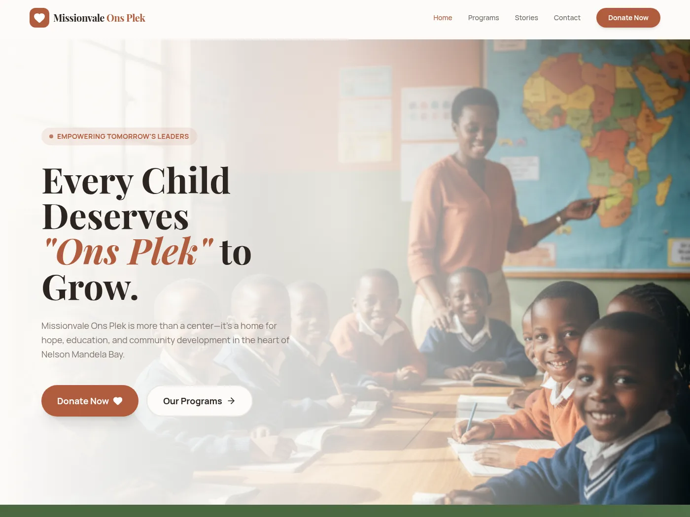 Missionvale Ons Plek Site