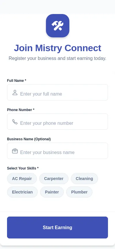 Mistry Connect App