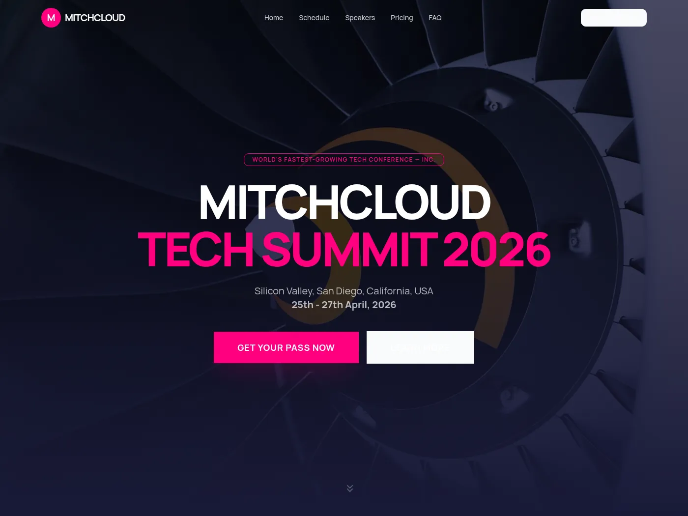 Mitchcloud Tech Style Site