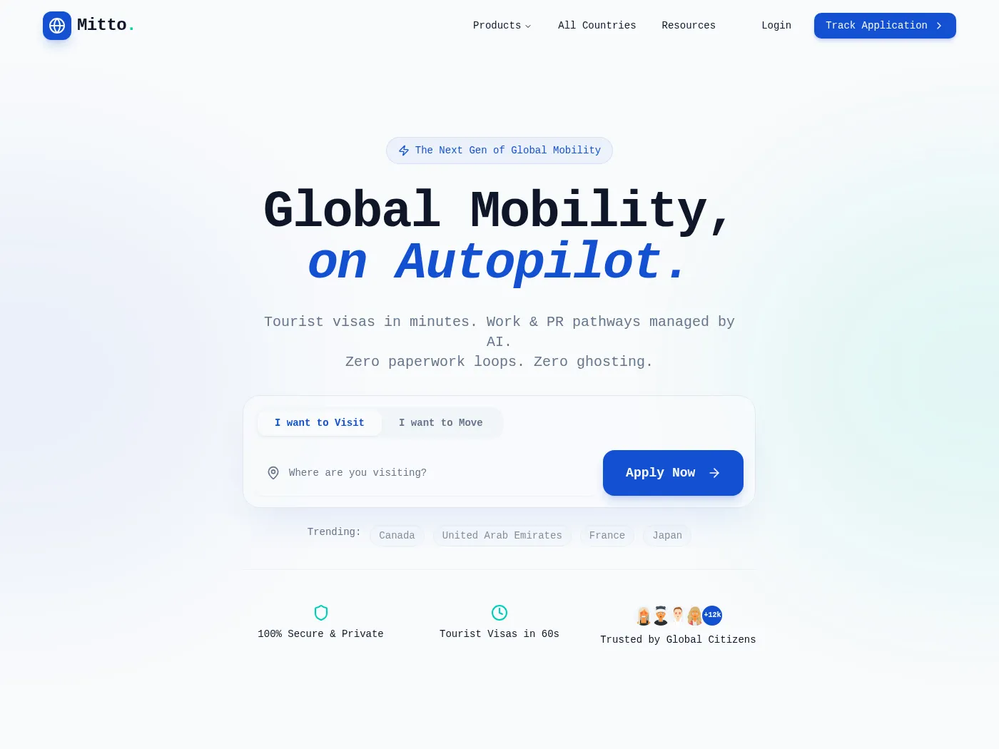 Mitto Mobility Portal