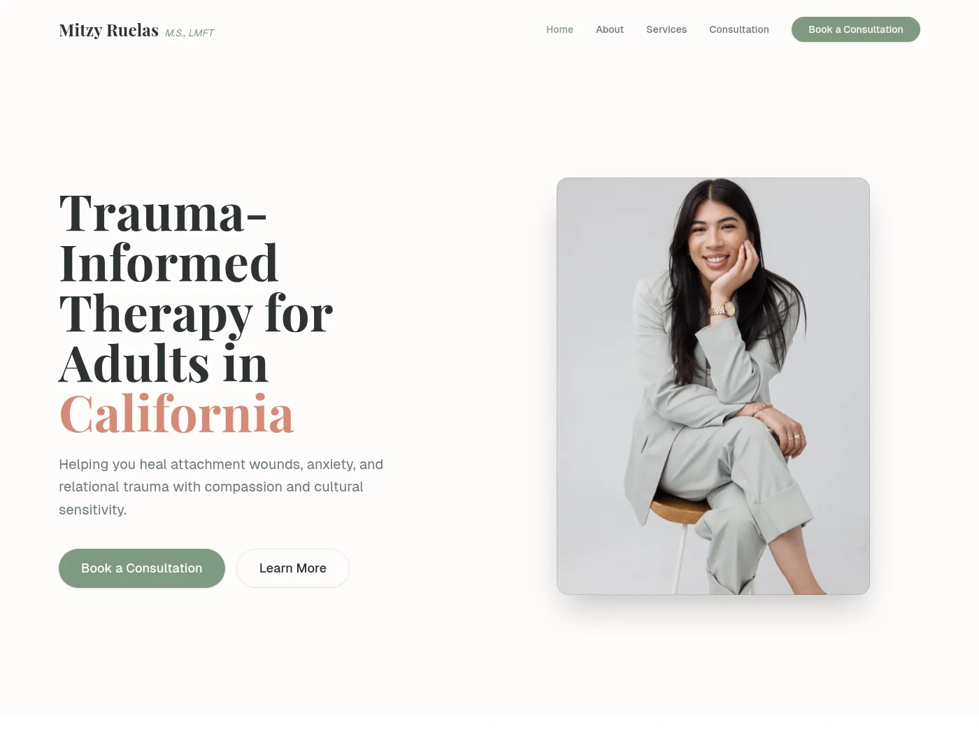 Mitzy Ruelas Therapy Site