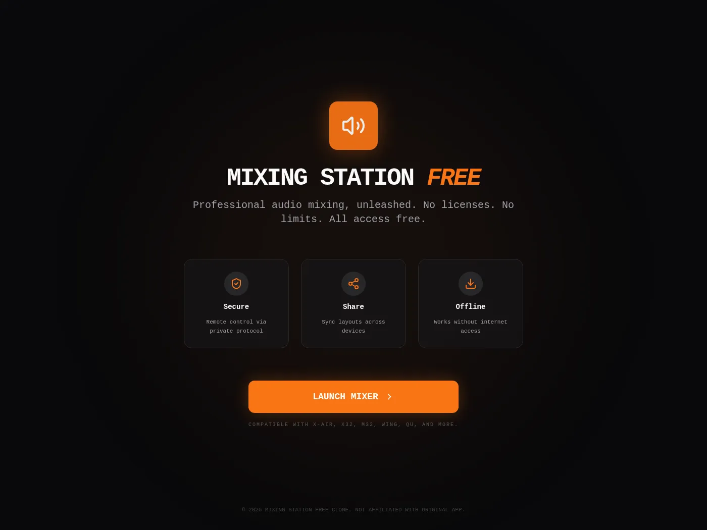 Mixing Station Free
