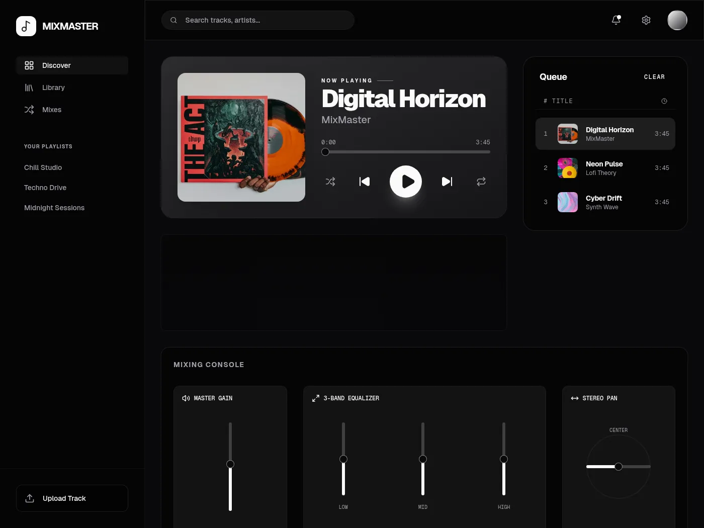 MixMaster Music Player