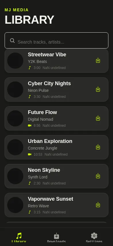 MJ Media Player