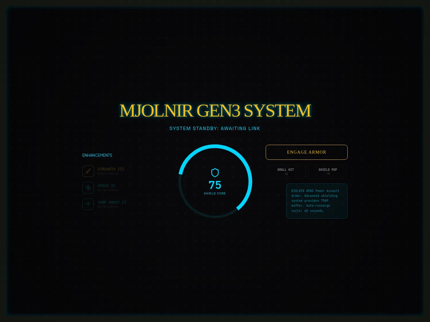 MJOLNIR Armor Minecraft Mod